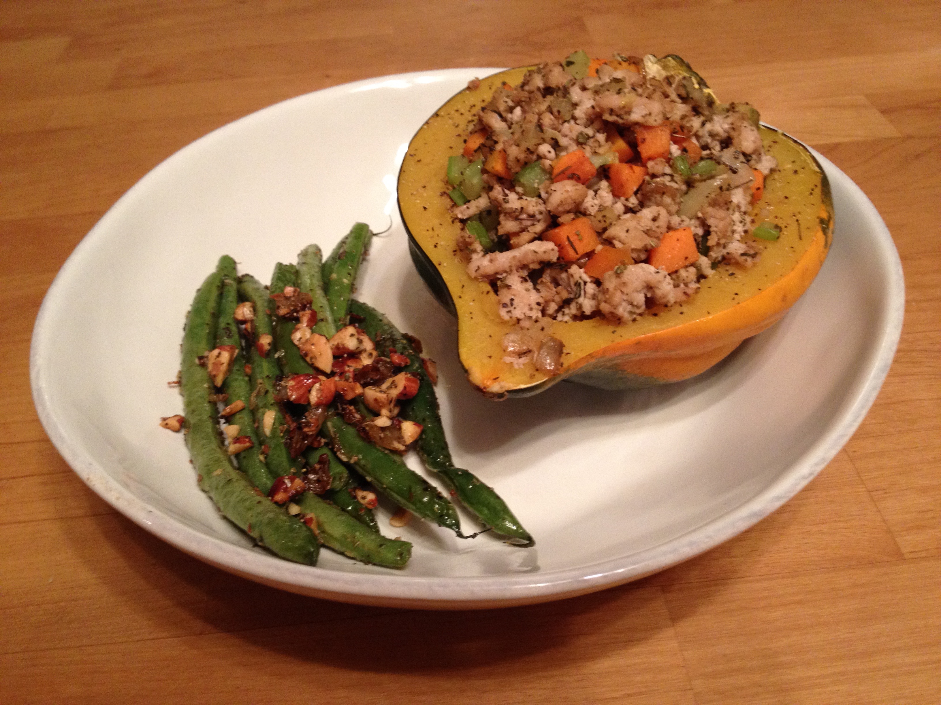 Stuffed Acorn Squash with Herbed Turkey Hash – Dr. Cori Burke